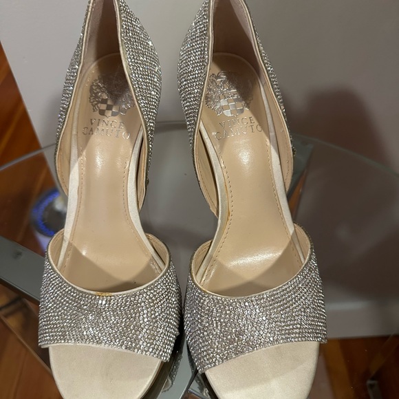 Vince Camuto Silver Heels